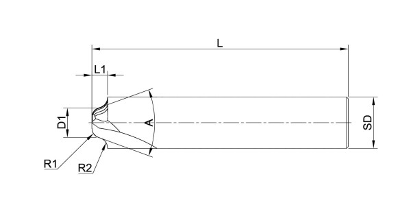 DOUBLE RADIUS FORM TOOL